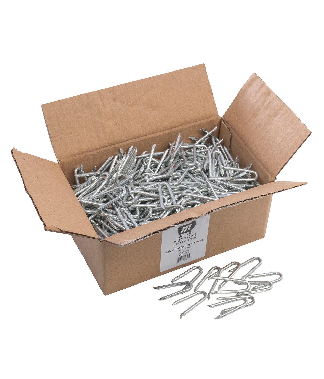 25KG Box Galvanised U Staples Netting Fence 20mm 25mm 30mm 40mm 50mm ...