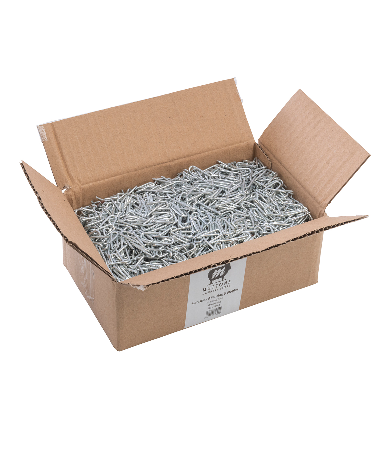 25KG Box Galvanised U Staples Netting Fence 20mm 25mm 30mm 40mm 50mm ...